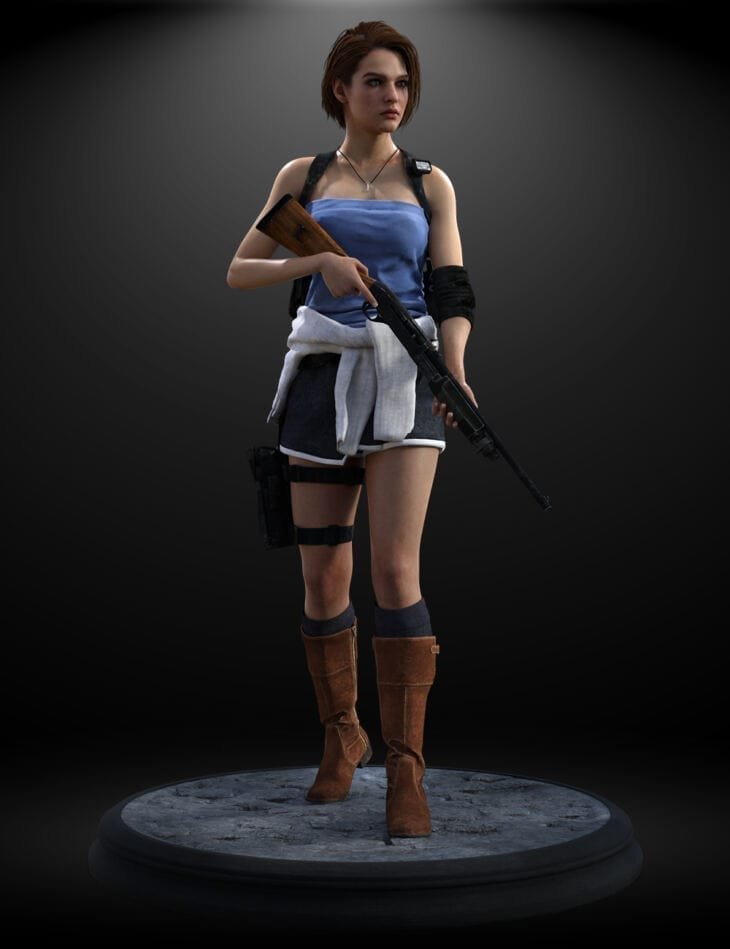 Resident Evil 3 Remake Jill Valentine G8F > DAZ 3D & Poser > PresetsFX.com