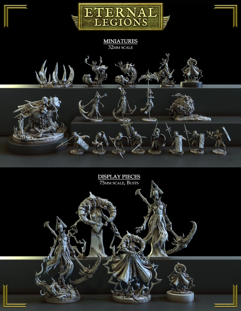 Bestiarum Miniatures – The Eternal Legions > 3D print model > PresetsFX.com