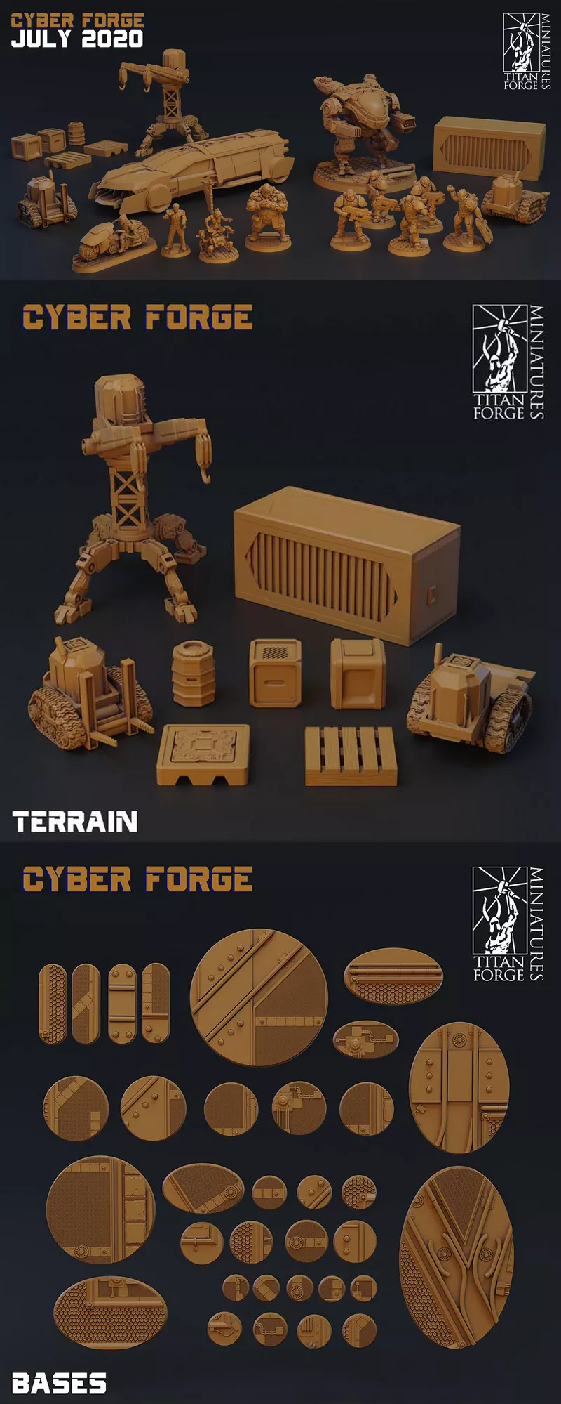 Cyber Forge Welcome Pack – Titan Forge Miniatures > 3D print model > PresetsFX.com