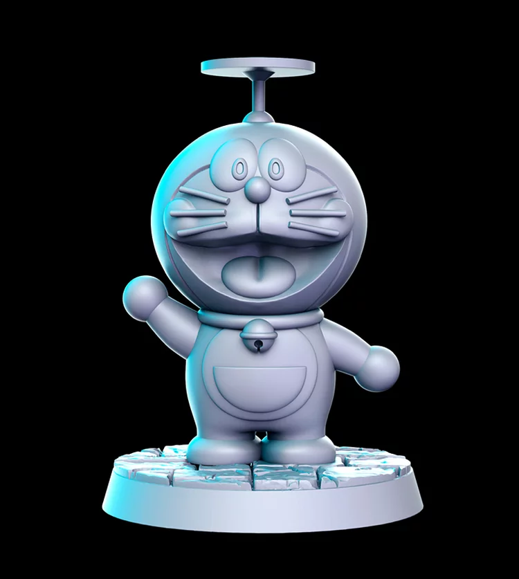 Doraemon > 3D print model > PresetsFX.com