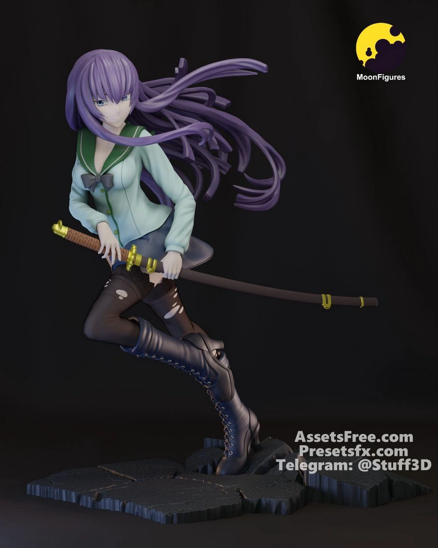 Saeko Busujima > 3D print model Download free> PresetsFX.com