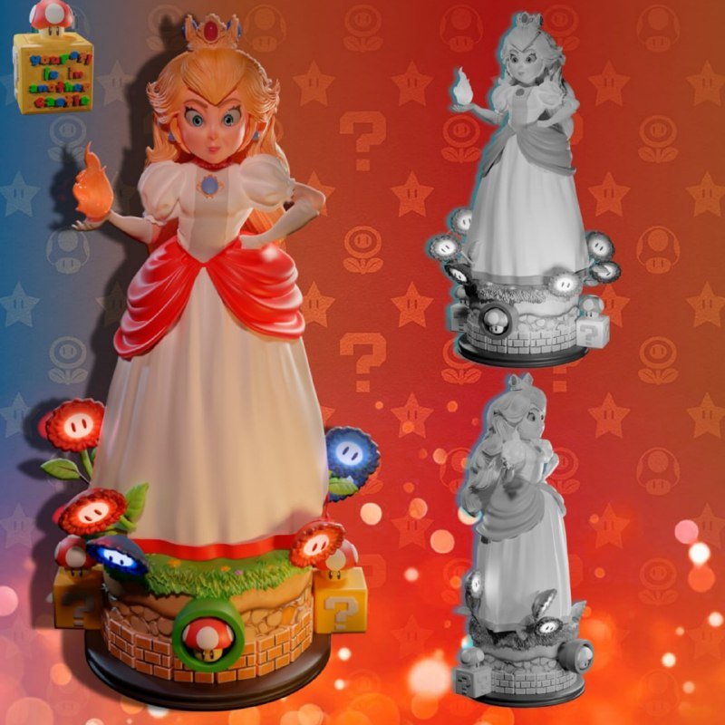 DTR – Princess Peach > 3D print model Download free> PresetsFX.com